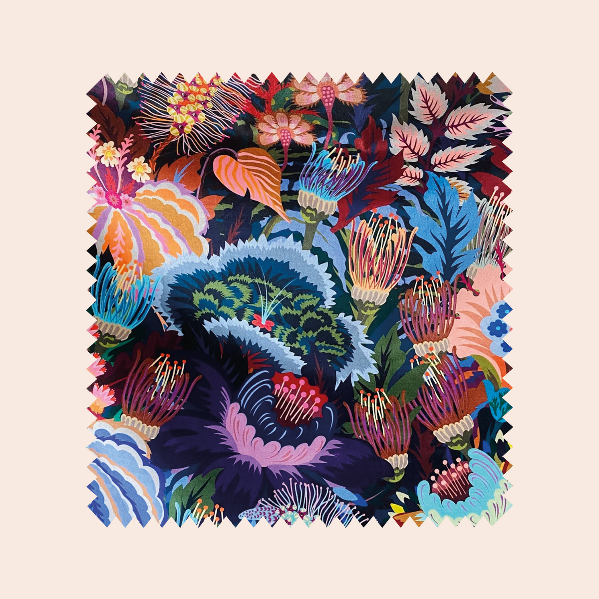 Mars Meadow - Evergreen Fabric – studiocoverdale